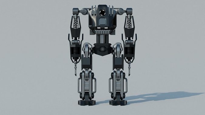 Mech Robot 3D model rigged | CGTrader