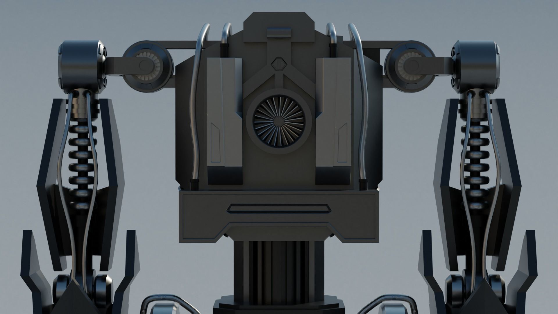 Mech Robot 3D model rigged | CGTrader