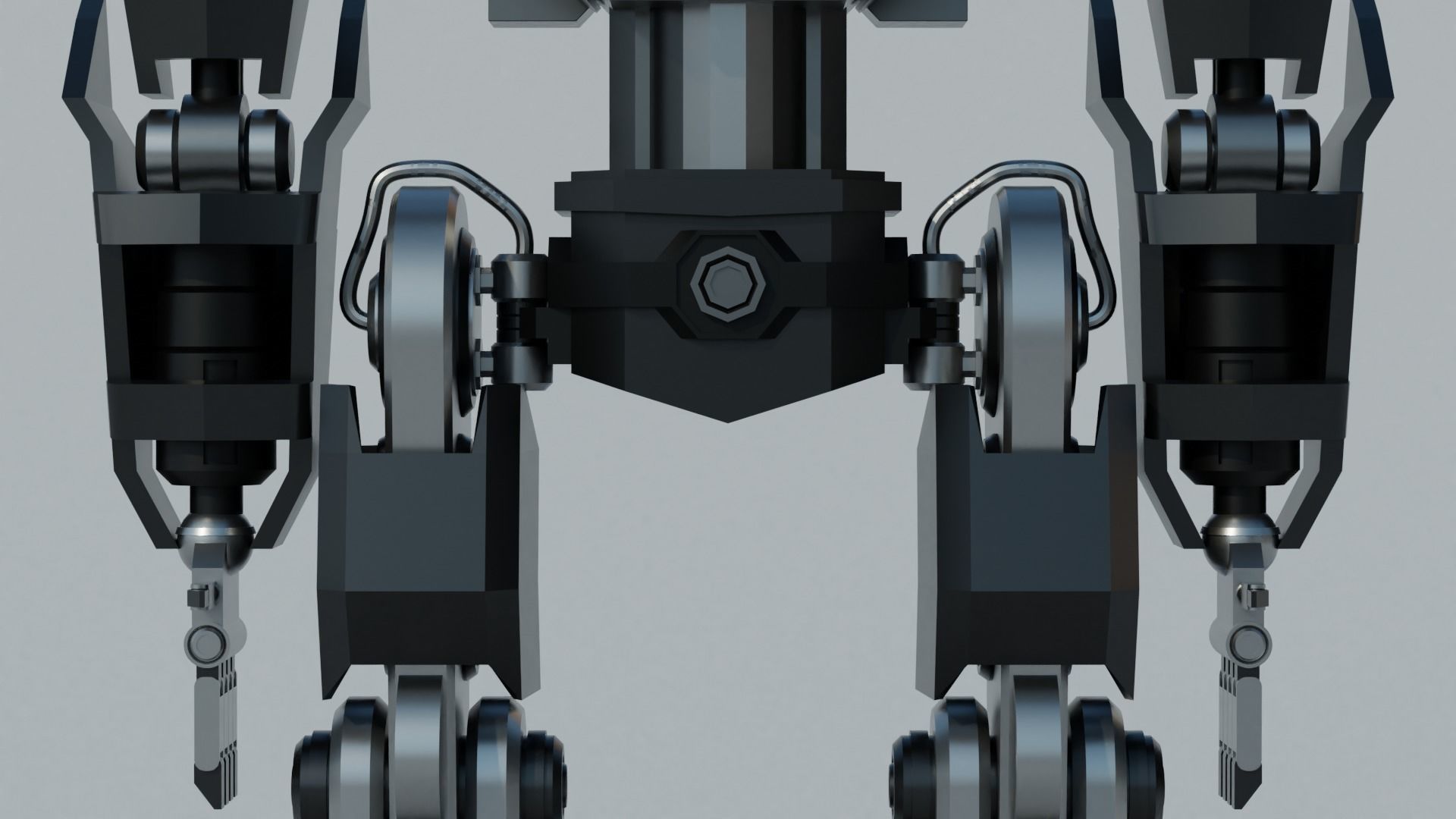 Mech Robot 3D model rigged | CGTrader