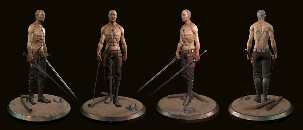 Leo Bonhart - The Witcher - Fan Art- 3D Frint 3D model 3D printable ...