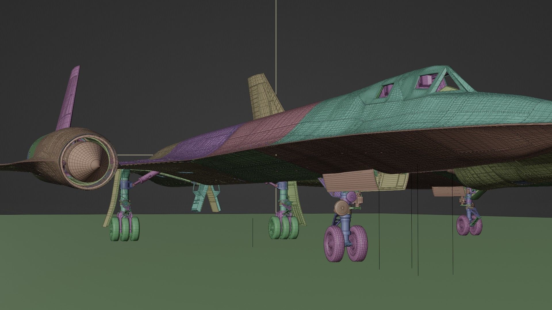 Lockheed Sr 71 Blackbird 3D model | CGTrader