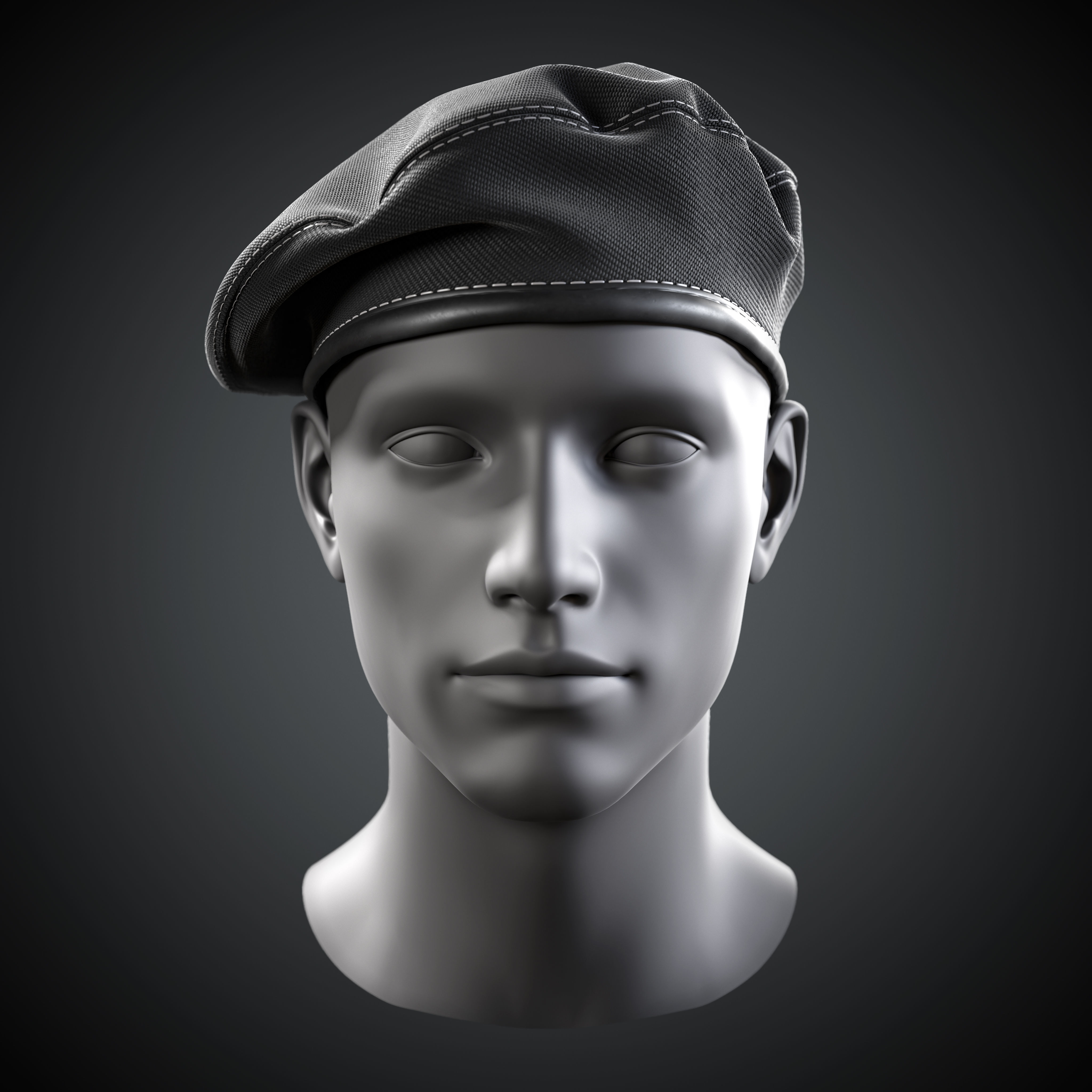 3D model Beret - 3D model VR / AR / low-poly | CGTrader