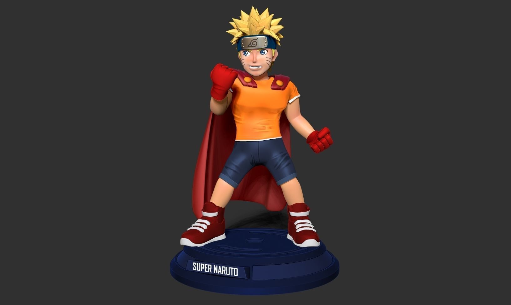 Super Naruto 3D model 3D printable | CGTrader