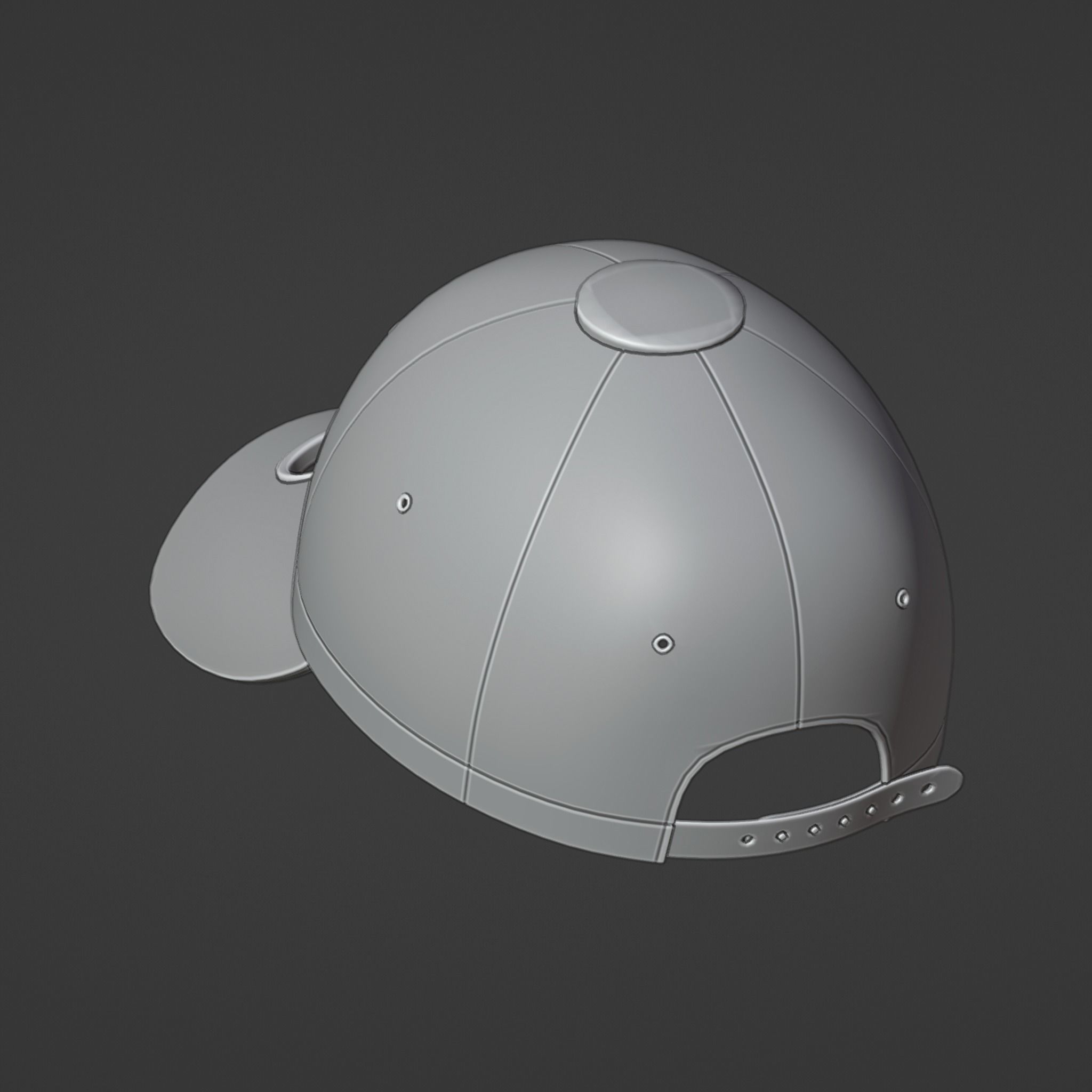 Cap with fan 3D model | CGTrader