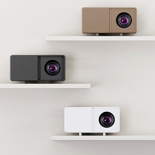 3D model Projectors 3 units VR / AR / low-poly | CGTrader