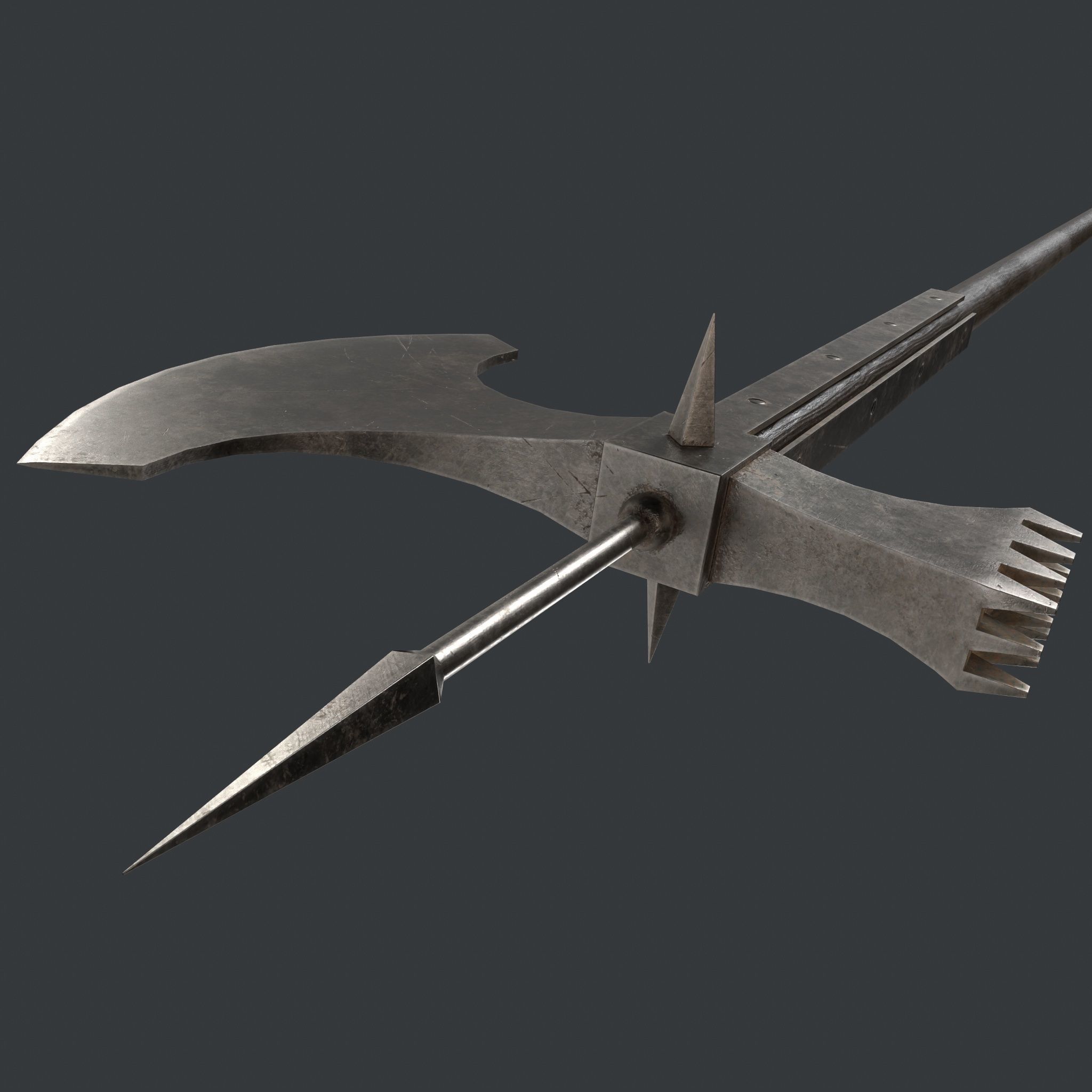 3D model Halberd Polex XV - XVI VR / AR / low-poly | CGTrader
