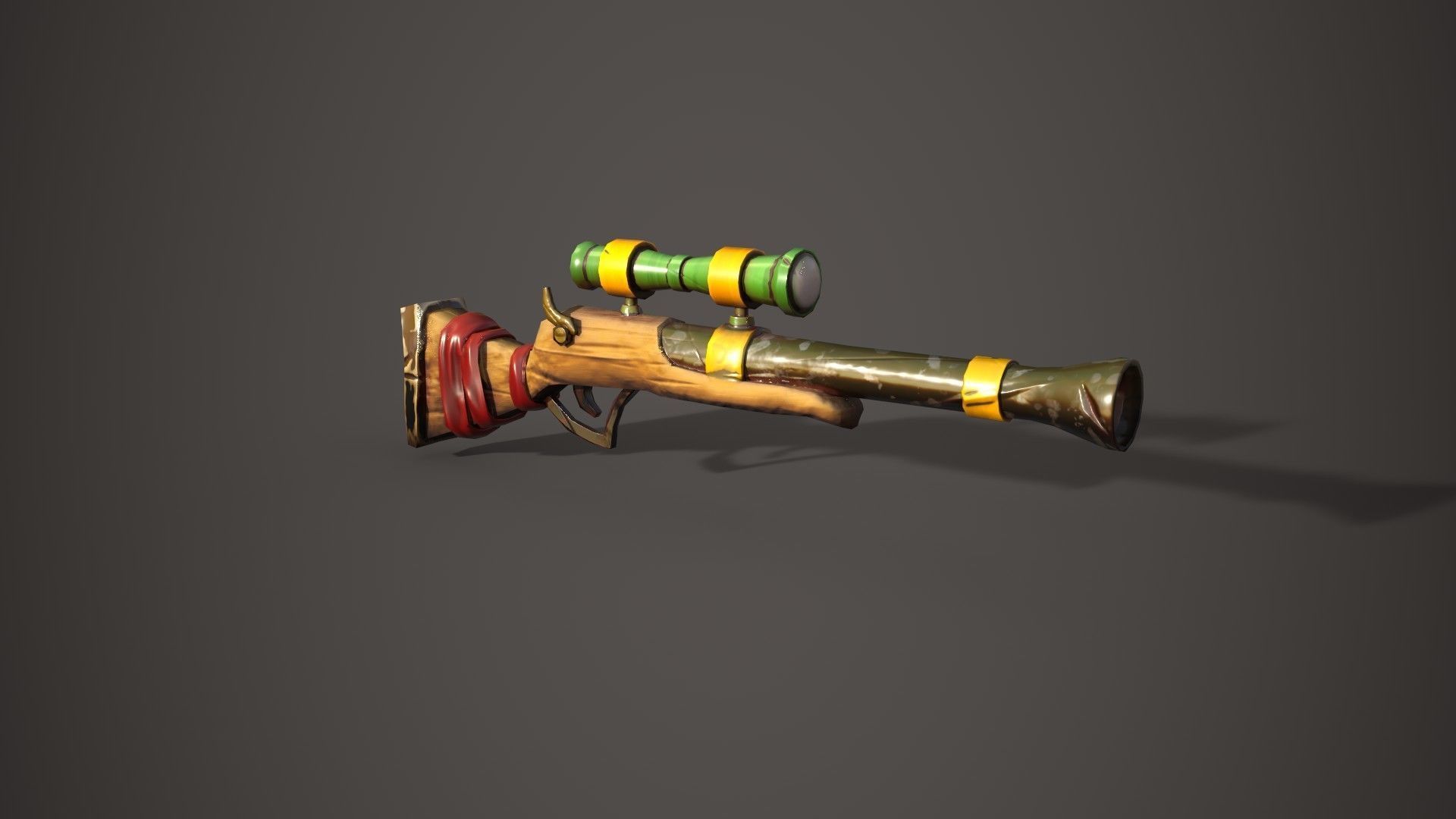 3D model Stylized Rifle Gun VR / AR / low-poly | CGTrader