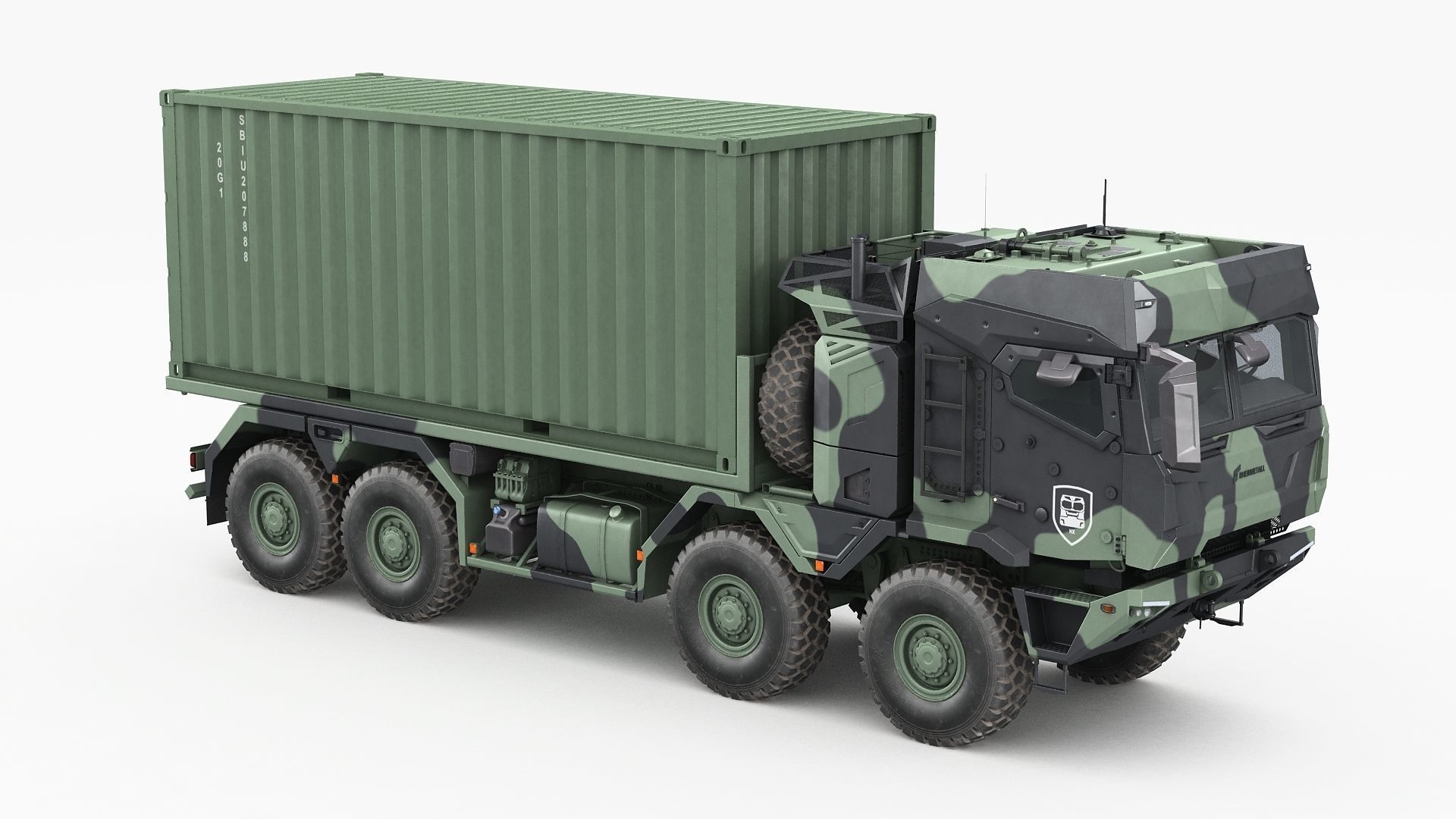 RMMV HX3 Container Truck 3D model | CGTrader