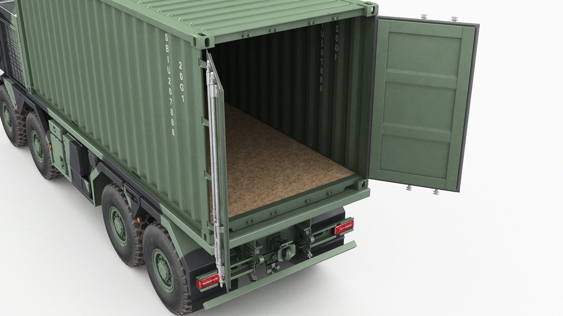 RMMV HX3 Container Truck 3D model | CGTrader