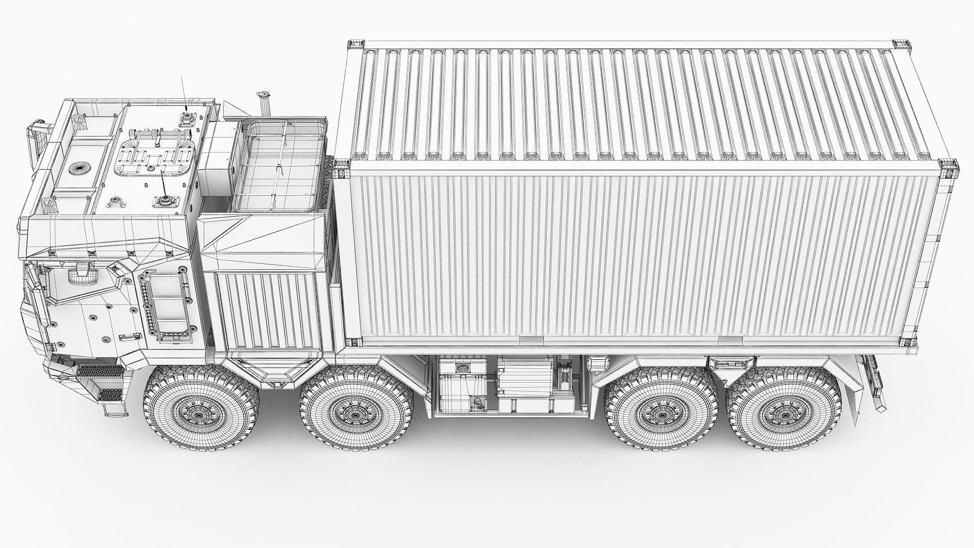 RMMV HX3 Container Truck 3D model | CGTrader