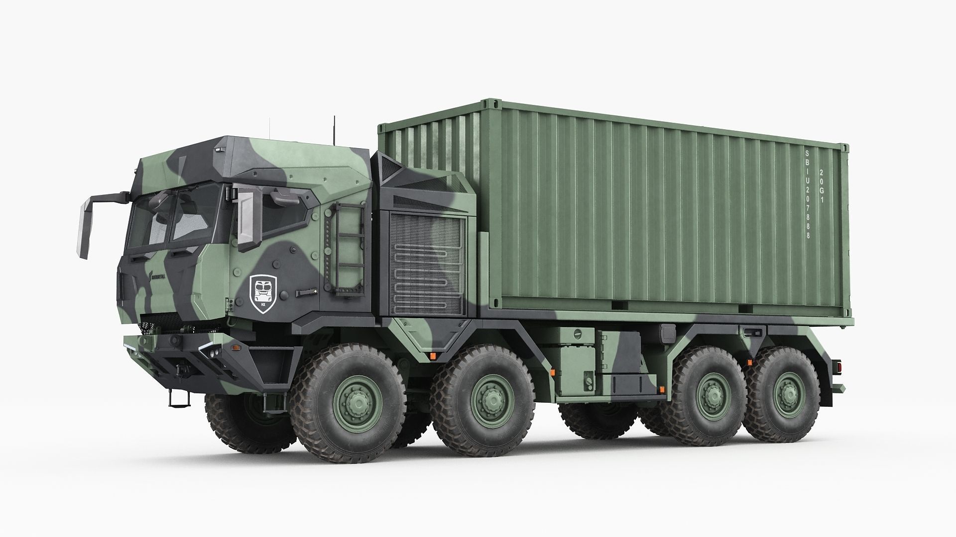 RMMV HX3 Container Truck 3D model | CGTrader