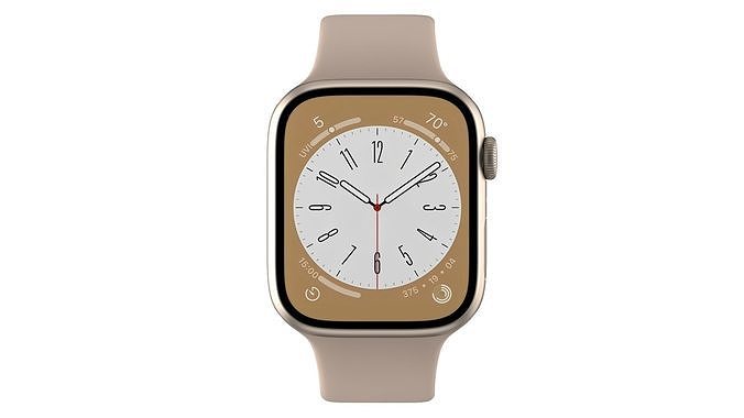 Apple Watch Series 8 Gold 3D model | CGTrader