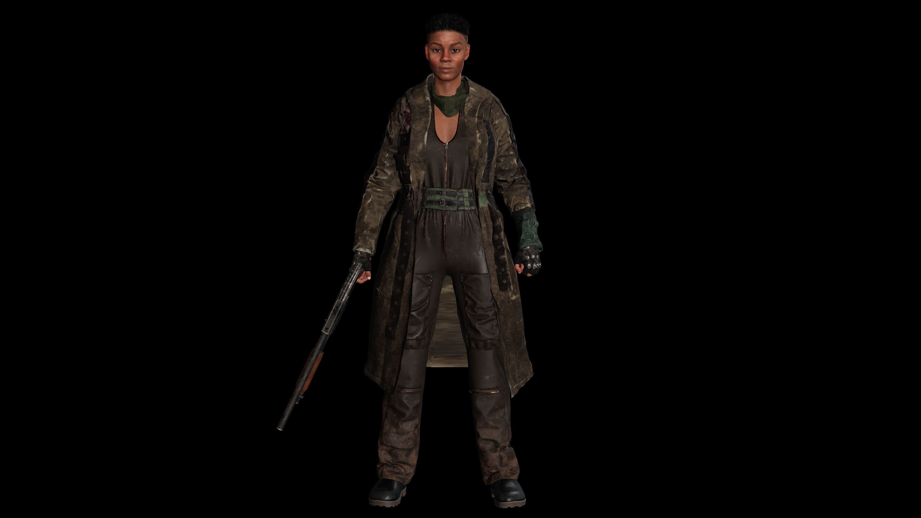 3D Model Collection AAA 3D REALISTIC POST APOCALYPTIC CHARACTER PACK 01 ...