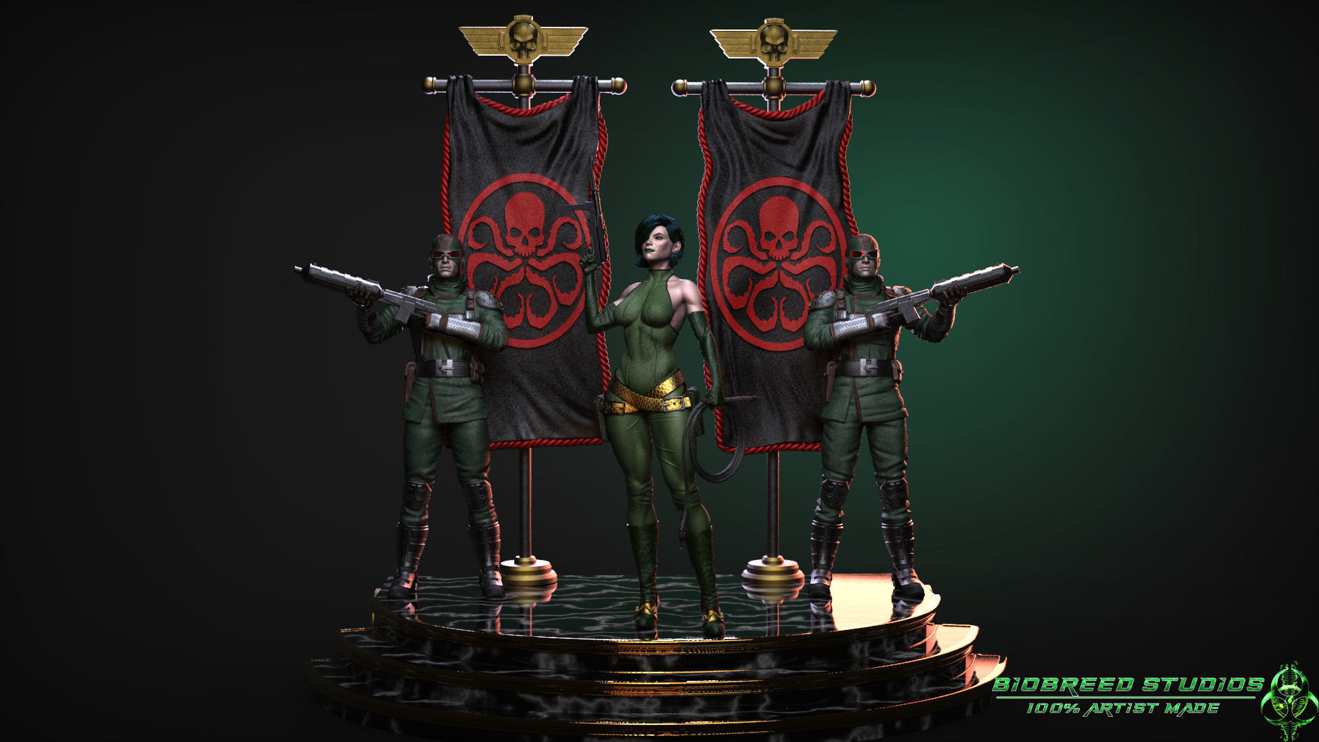 Marvel comics Viper Madame Hydra 3D model 3D printable | CGTrader