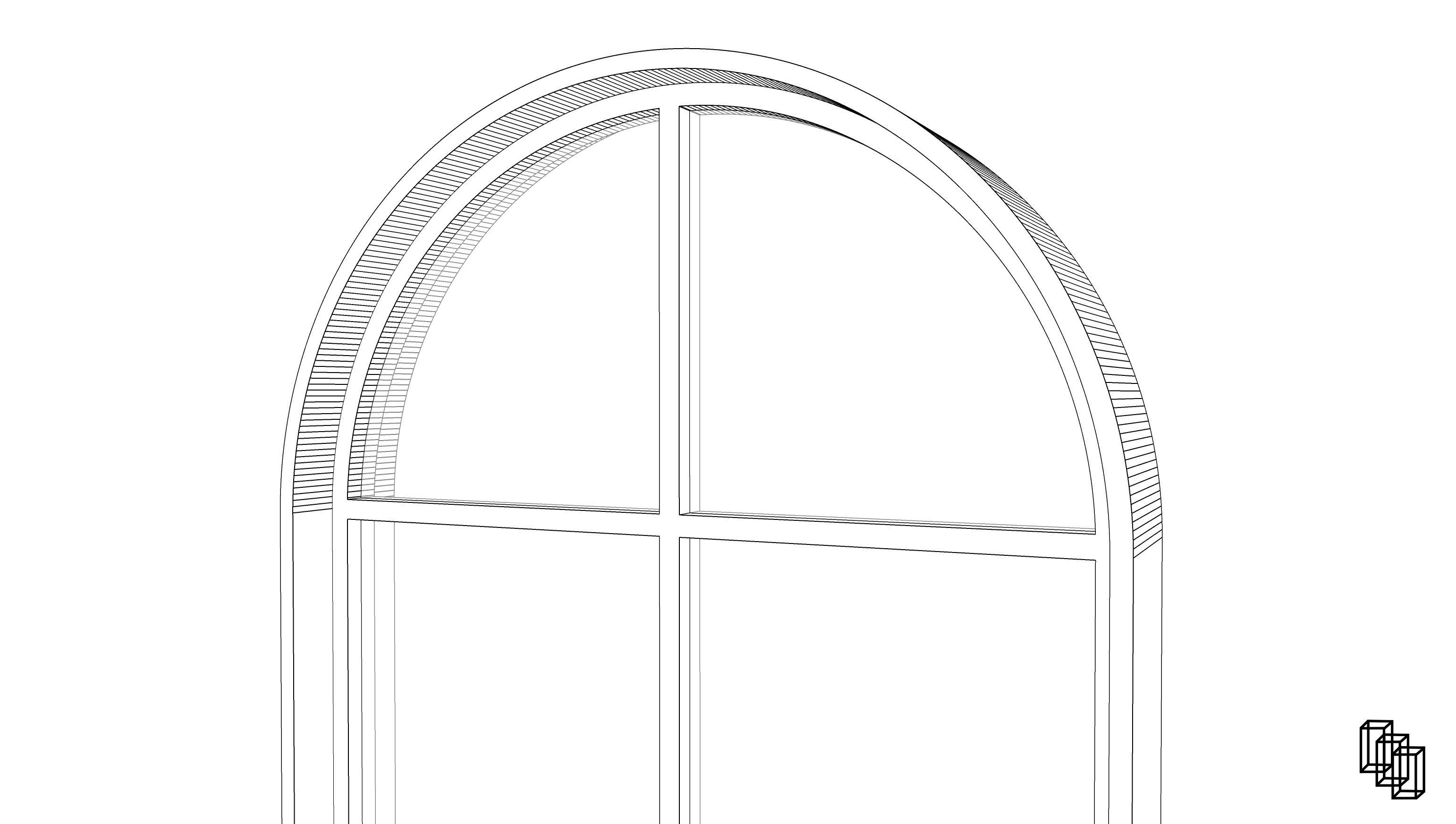 3D model Arched Window VR / AR / low-poly | CGTrader