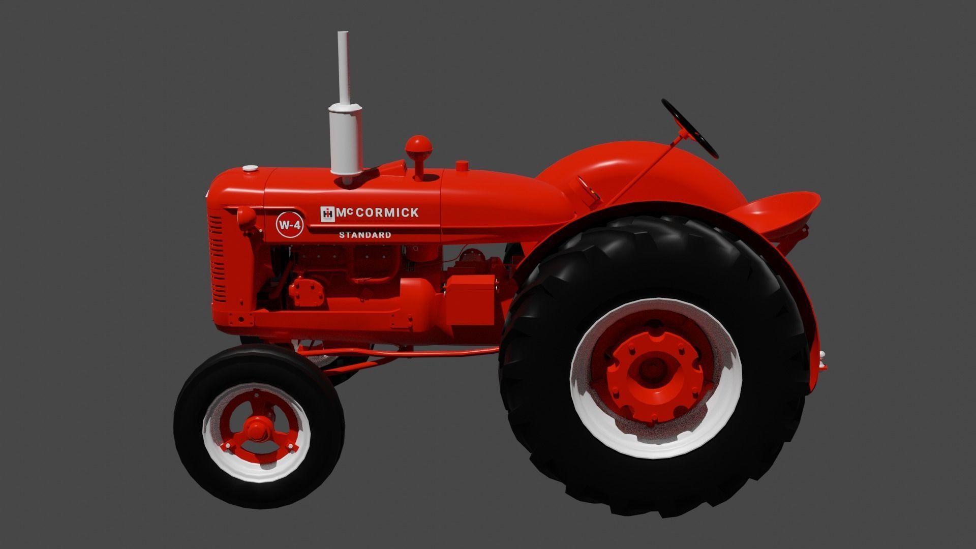McCormick-Deering W4 And Super W4 3D model | CGTrader