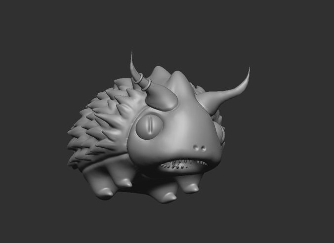 Mutant hedgehog 3D model 3D printable | CGTrader