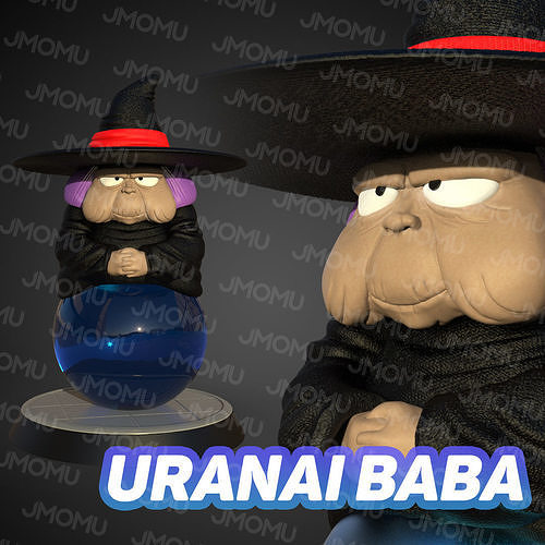 Uranai Baba Figure 3D model 3D printable | CGTrader