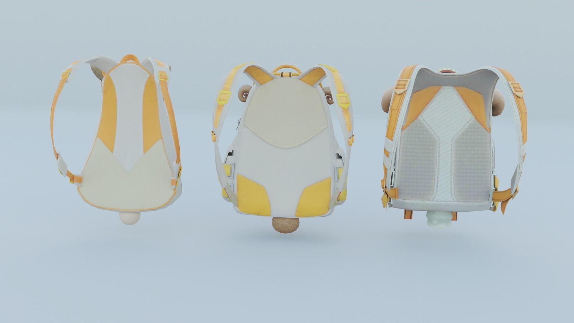 Bag 3x Rdiant Ram backpack 3D model | CGTrader