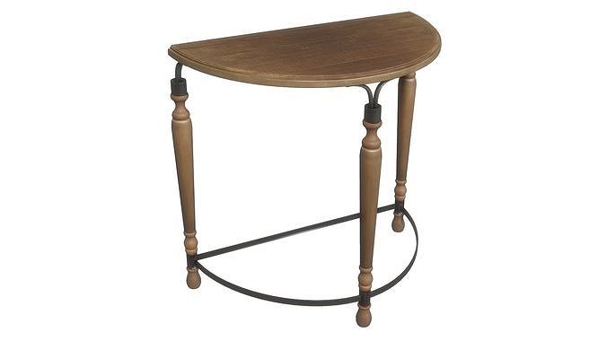 3D model Rustic Console Table VR / AR / low-poly | CGTrader