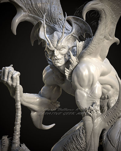 DEVILMAN BY CREATIVE GEEK MB 3D model 3D printable | CGTrader