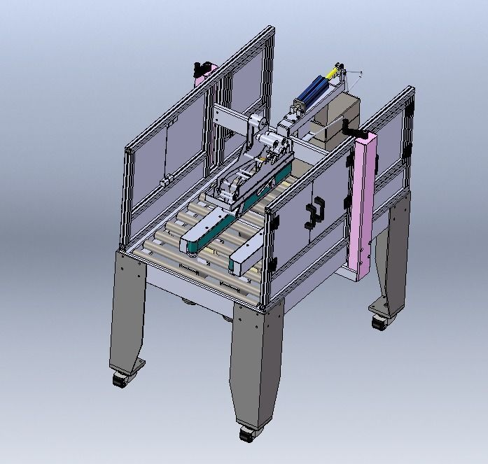 Carton Sealing Machine 3D model | CGTrader