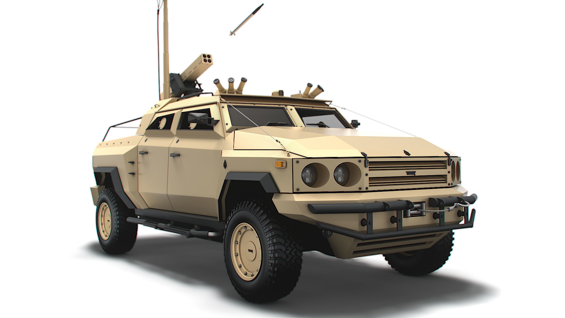 Generic MRAP Vampire C-UAS 2023 3D model | CGTrader