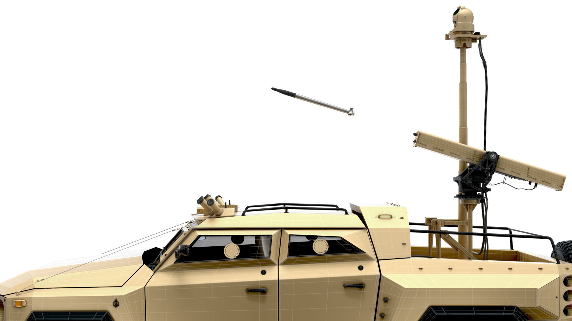 Generic MRAP Vampire C-UAS 2023 3D model | CGTrader