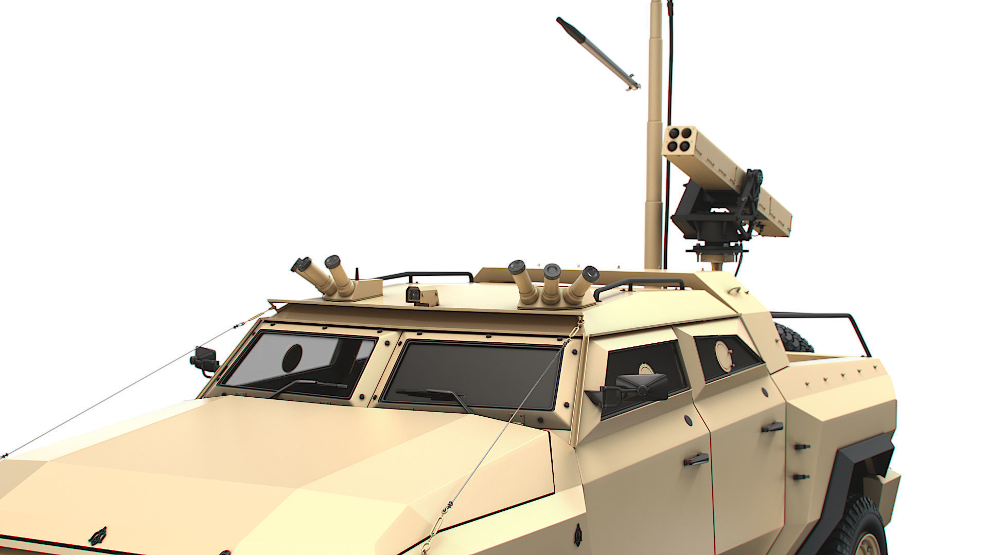 Generic MRAP Vampire C-UAS 2023 3D model | CGTrader