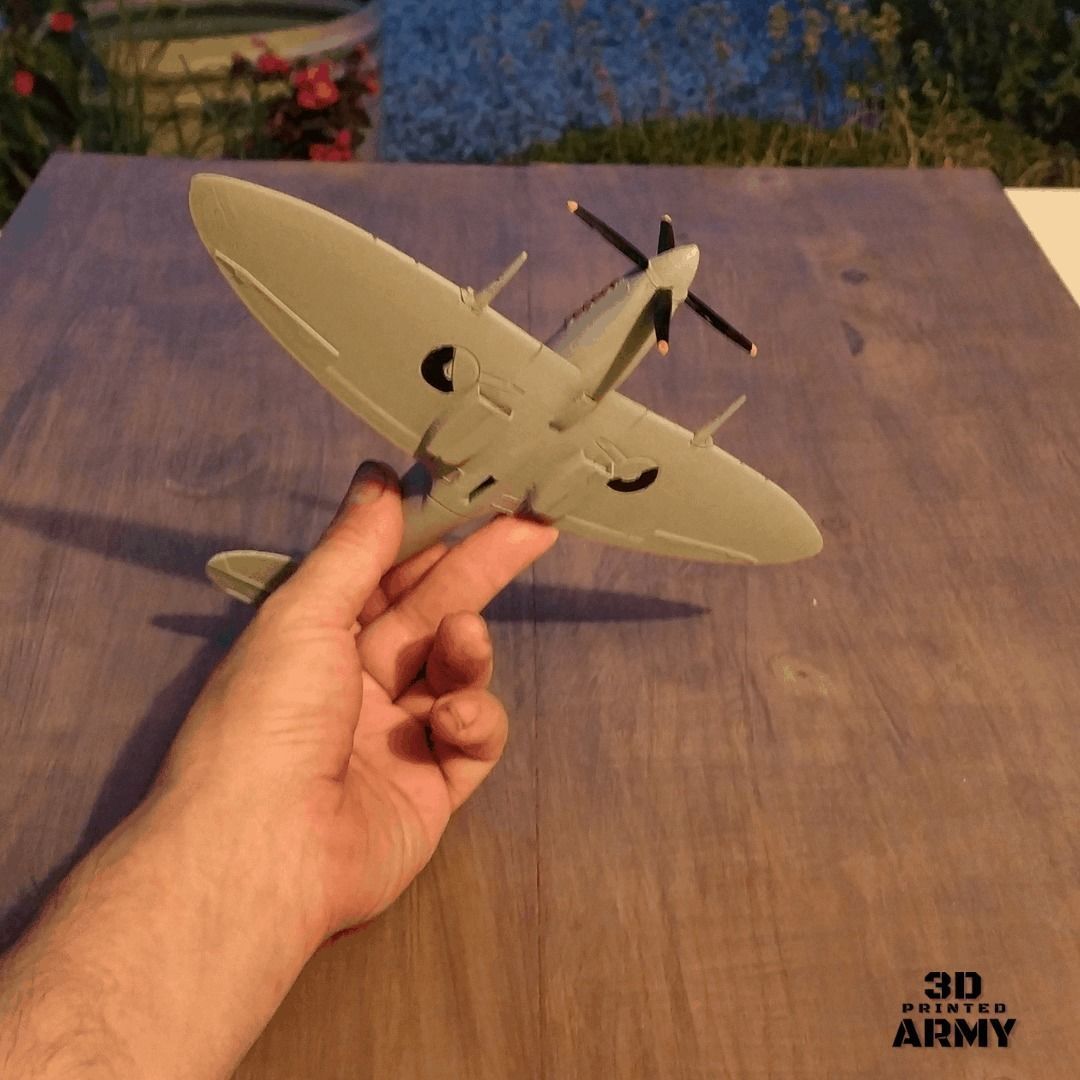 Supermarine Spitfire Mk IX - STL files for 3D printing 3D model 3D ...