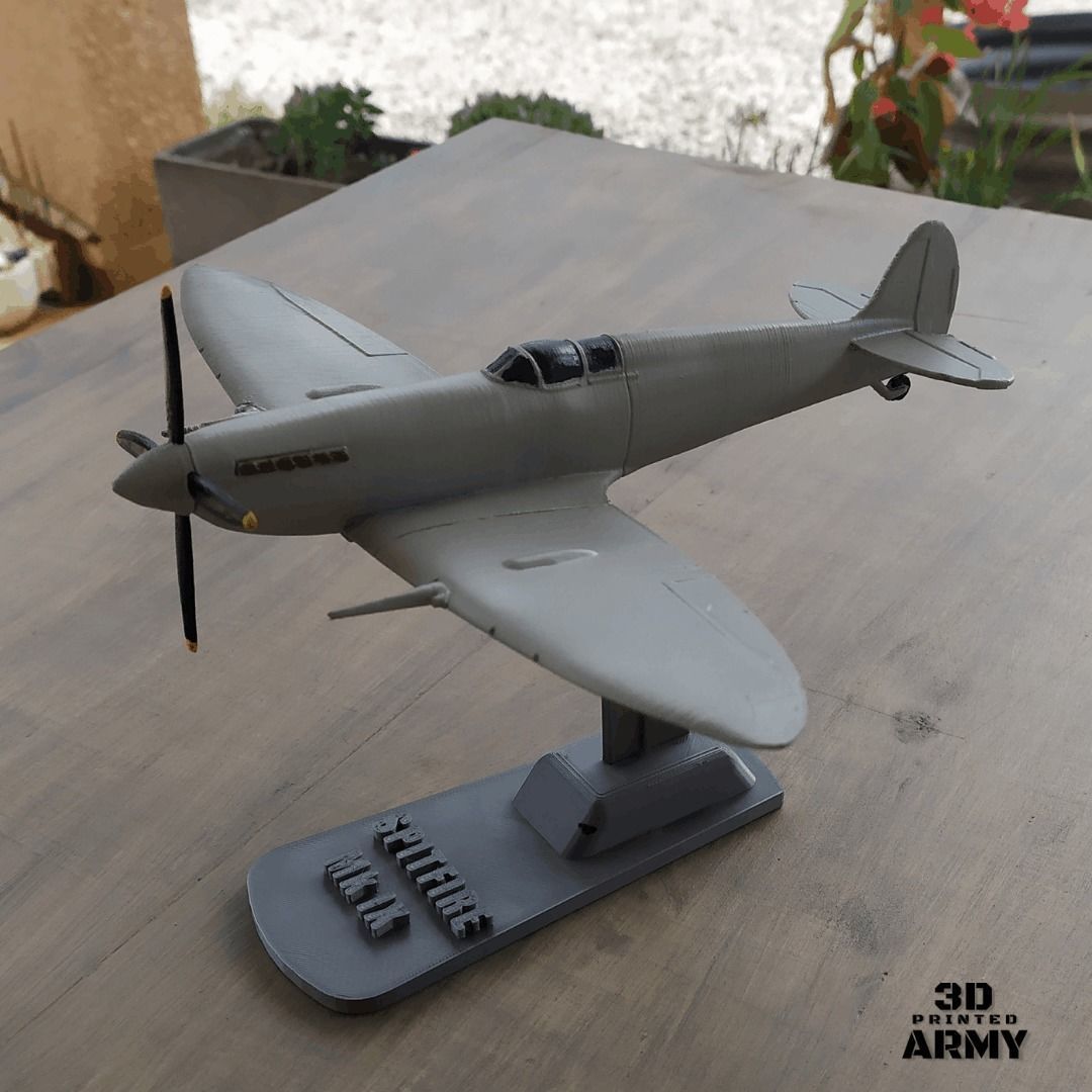 Supermarine Spitfire Mk IX - STL files for 3D printing 3D model 3D ...