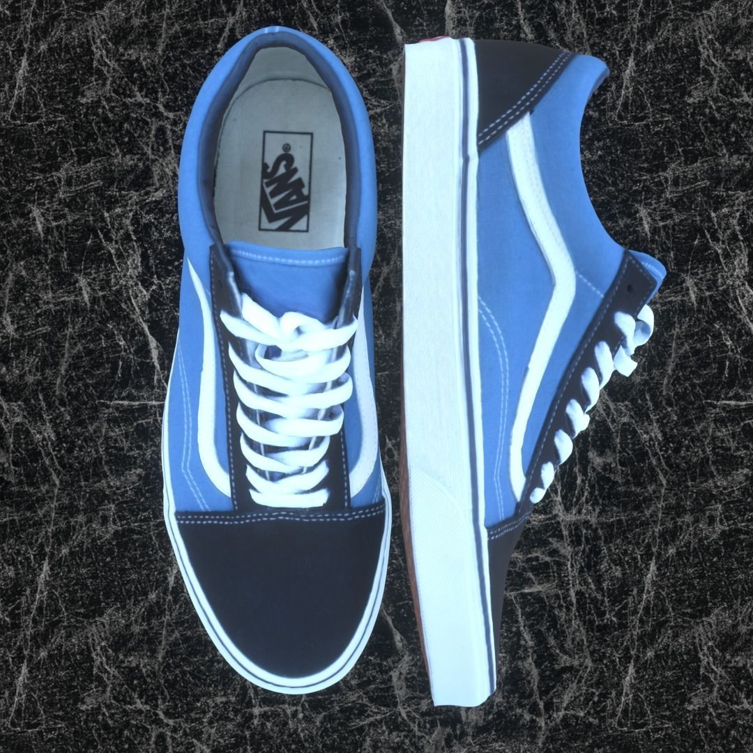 3D model VANS 3D SHOES - BLUE VR / AR / low-poly | CGTrader
