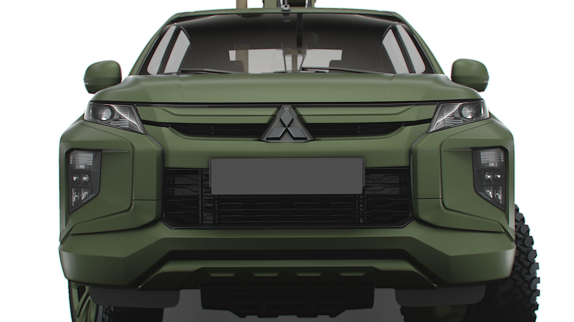 Mitsubishi L200 Vampire C-UAS 2023 3D model | CGTrader