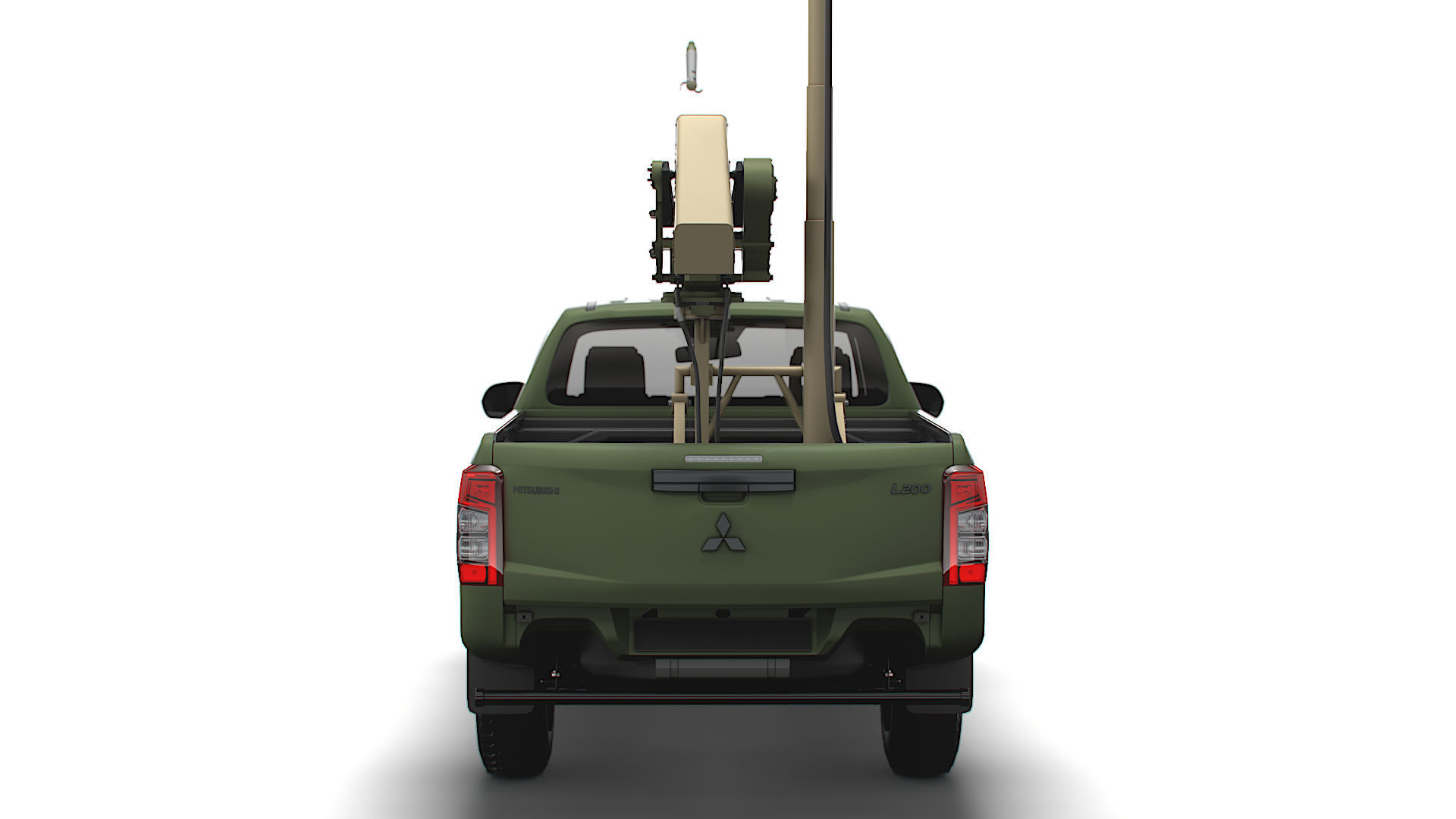 Mitsubishi L200 Vampire C-UAS 2023 3D model | CGTrader