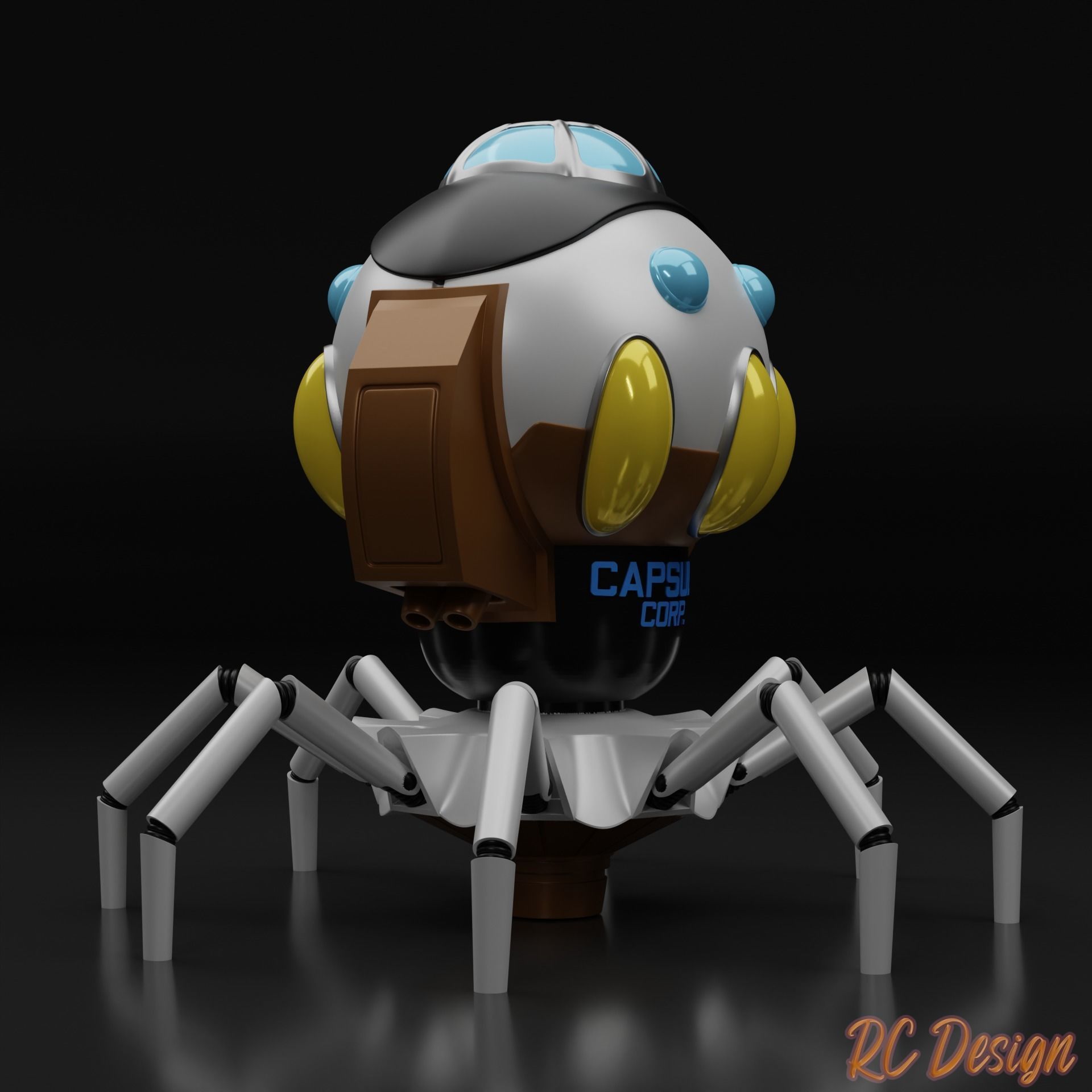 Dragon Ball GT Ship 3D model 3D printable | CGTrader