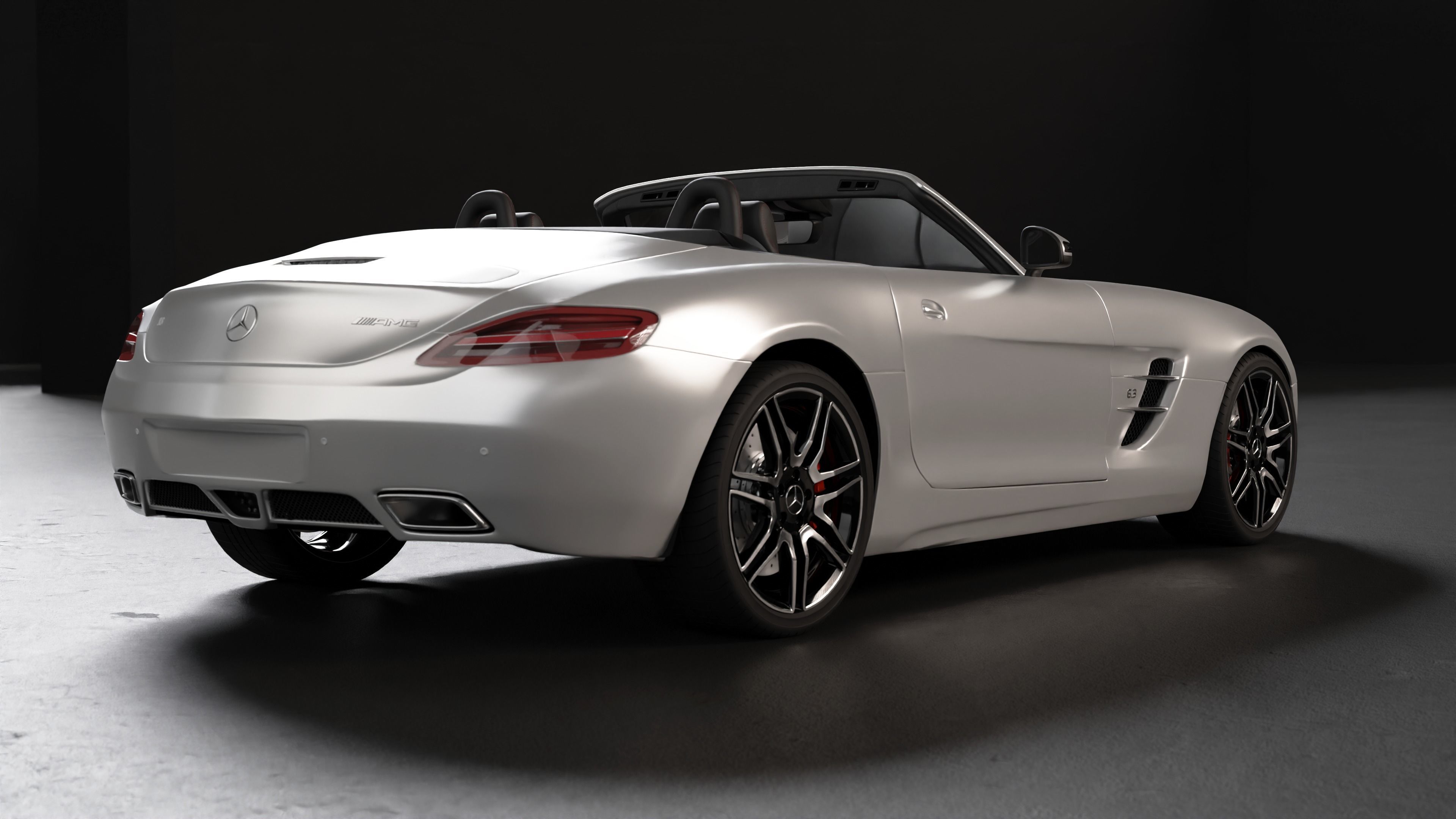 Mercedes Benz sls roadster AMG 3D model | CGTrader