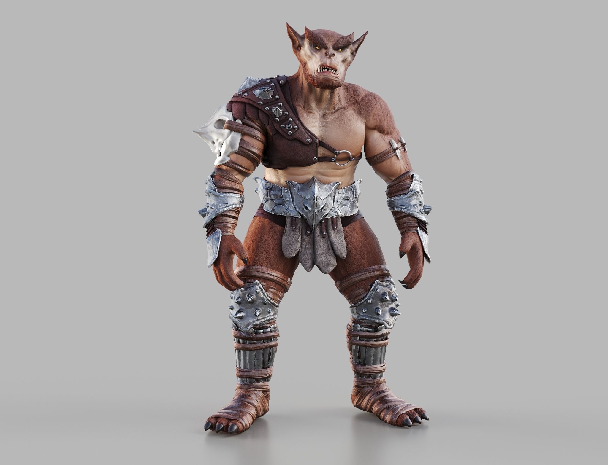 3D model Orc Low-poly VR / AR / low-poly | CGTrader