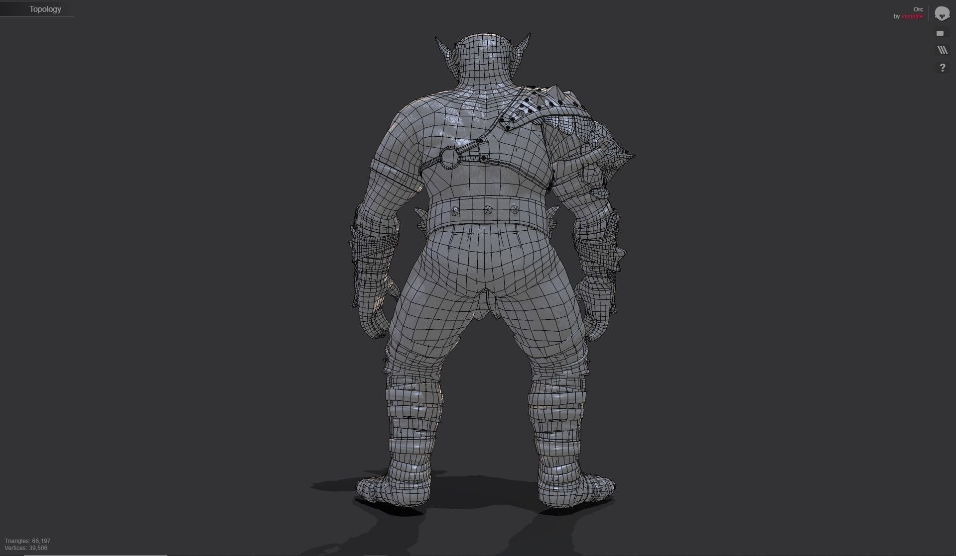 3D model Orc Low-poly VR / AR / low-poly | CGTrader