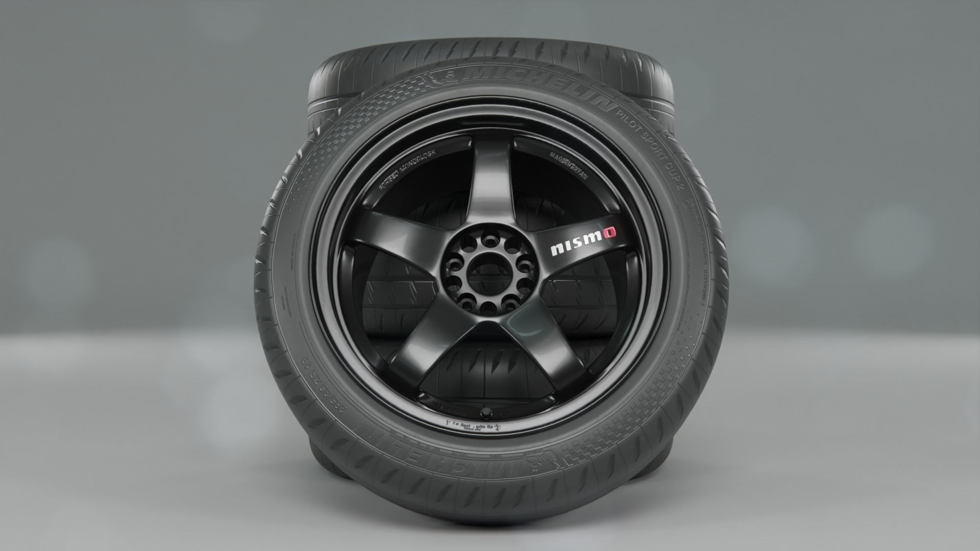 Nismo LMGT4 Wheels Sport Car Set Michelin Realistic Race Tires free 3D ...