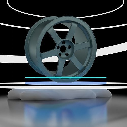 Rays Volk Racing wheel 3D model | CGTrader