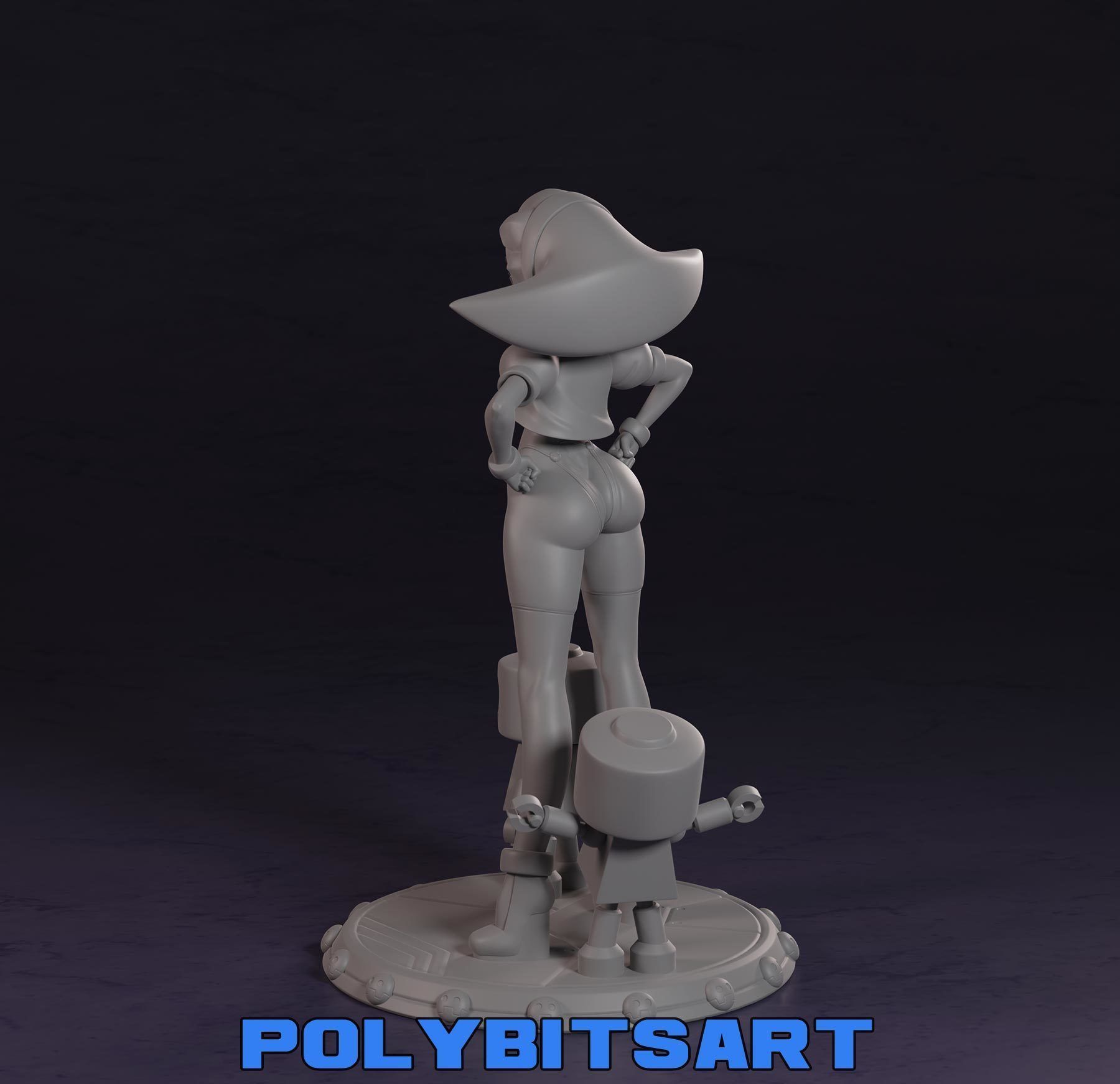 Tron Bonne Discipline Figure 3D model 3D printable | CGTrader