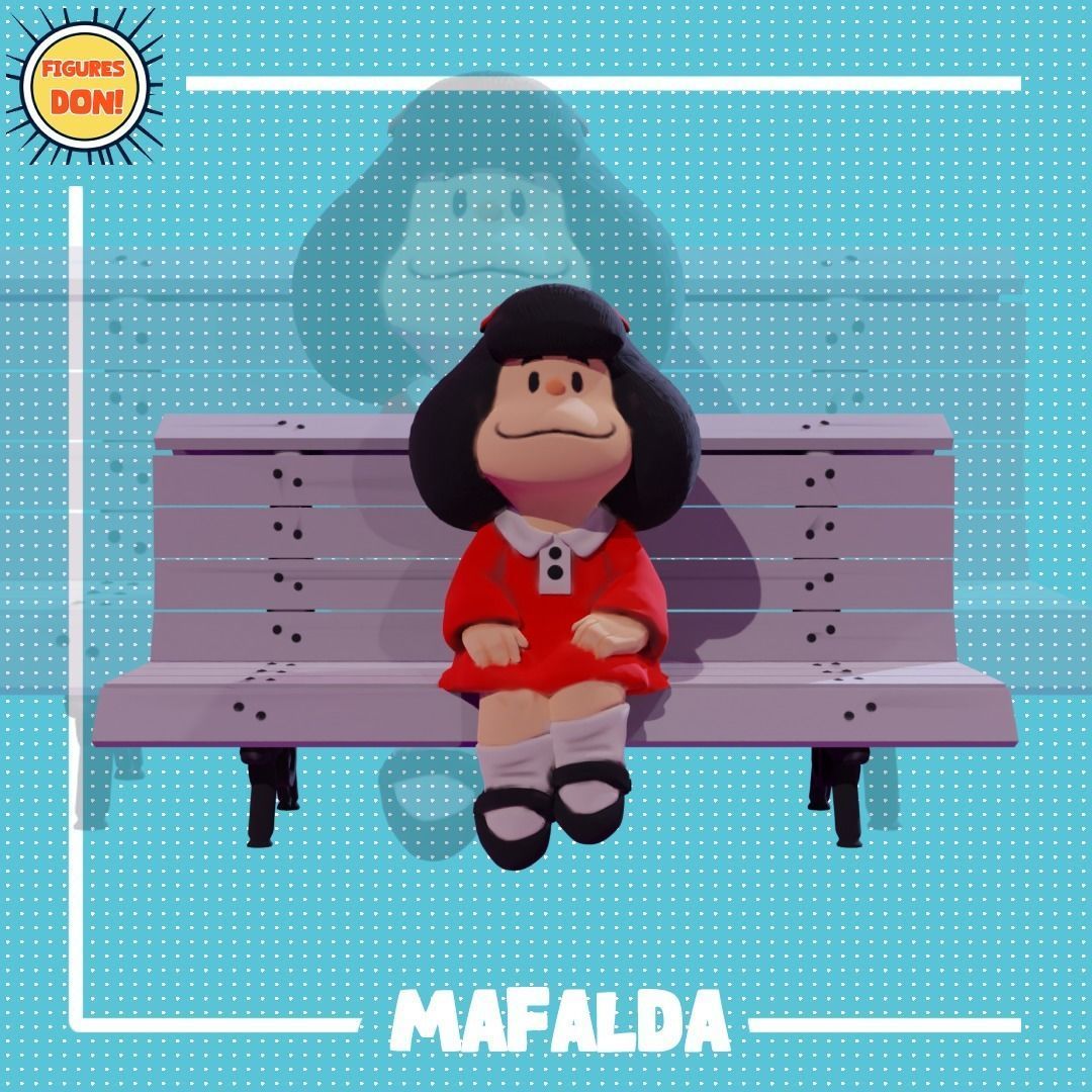 Mafalda 3D model 3D printable | CGTrader