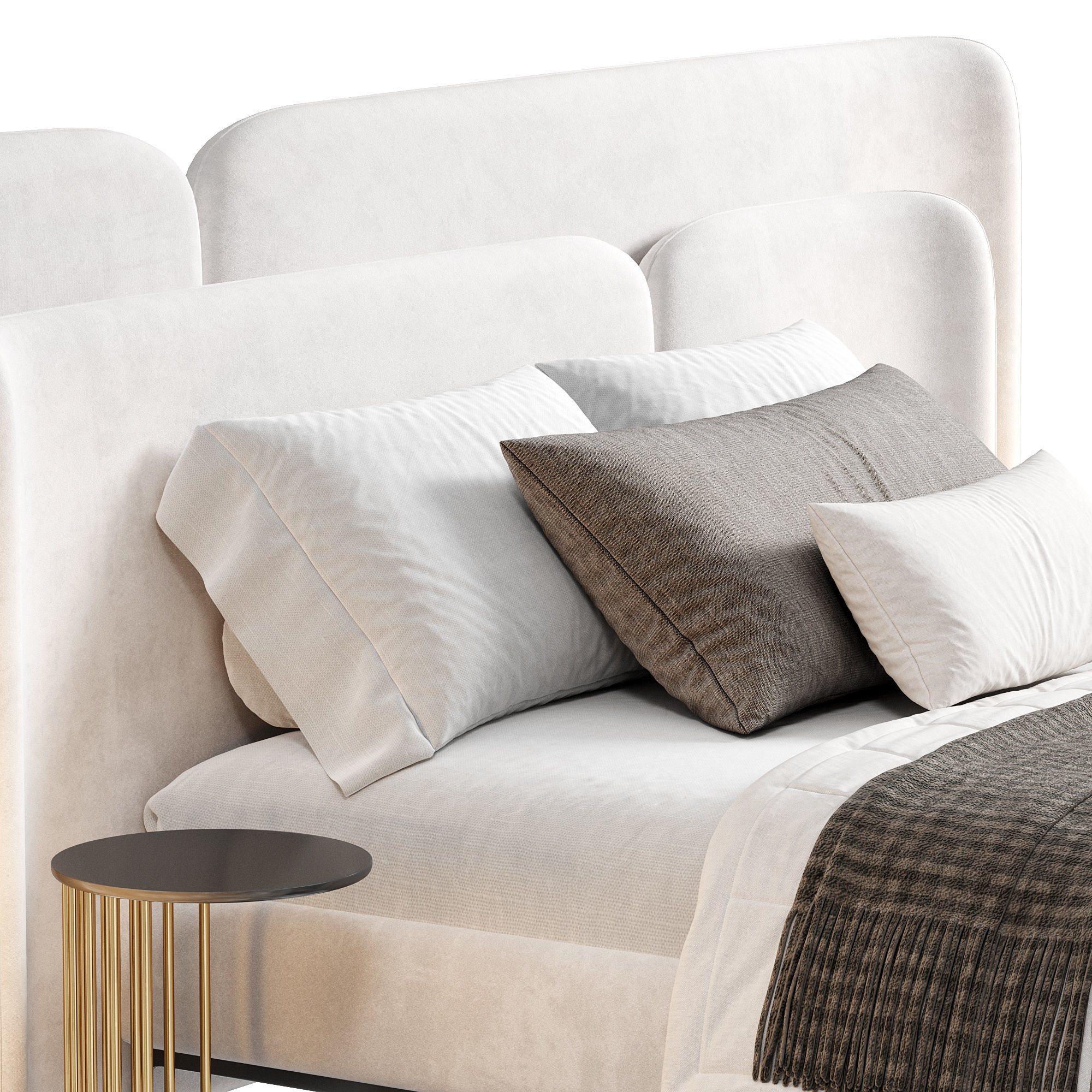 Lauren mini Bed by thehighwall 3D model | CGTrader