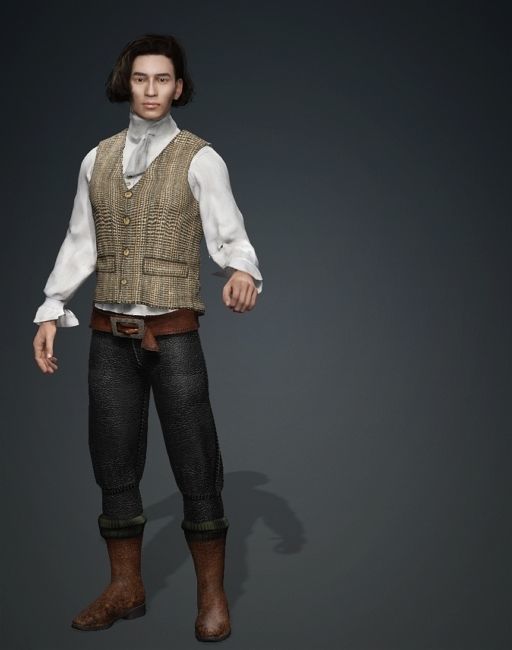 1700 Tristan 3D model animated rigged | CGTrader