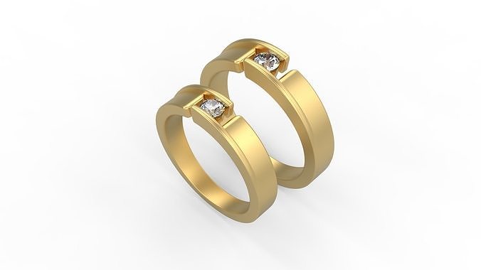 Band Ring 184 3D model 3D printable | CGTrader