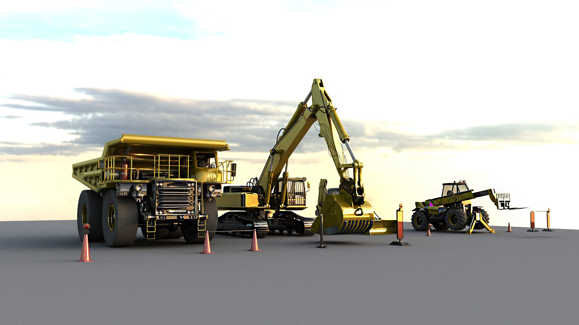 Construct Equipment 3D model | CGTrader