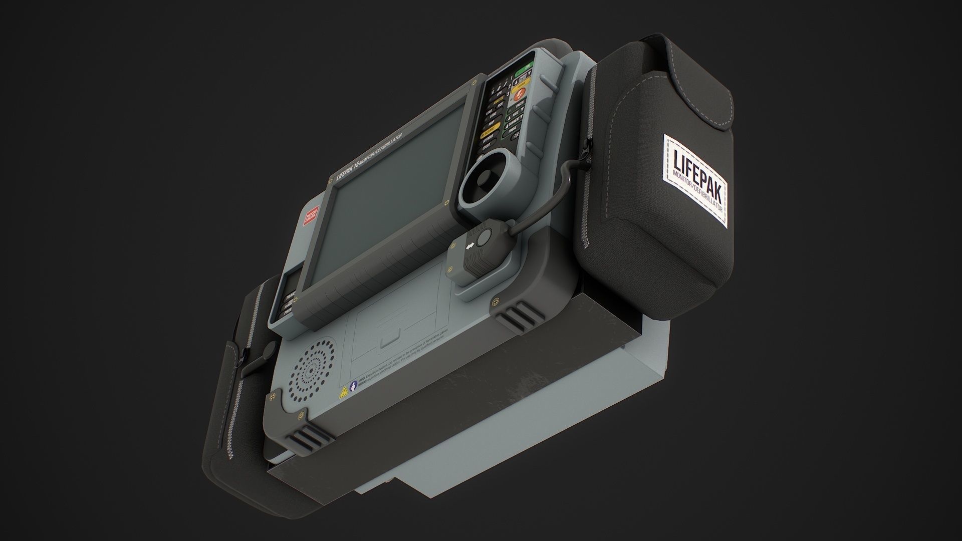3D model LIFEPAK 15 Defibrillator VR / AR / low-poly | CGTrader