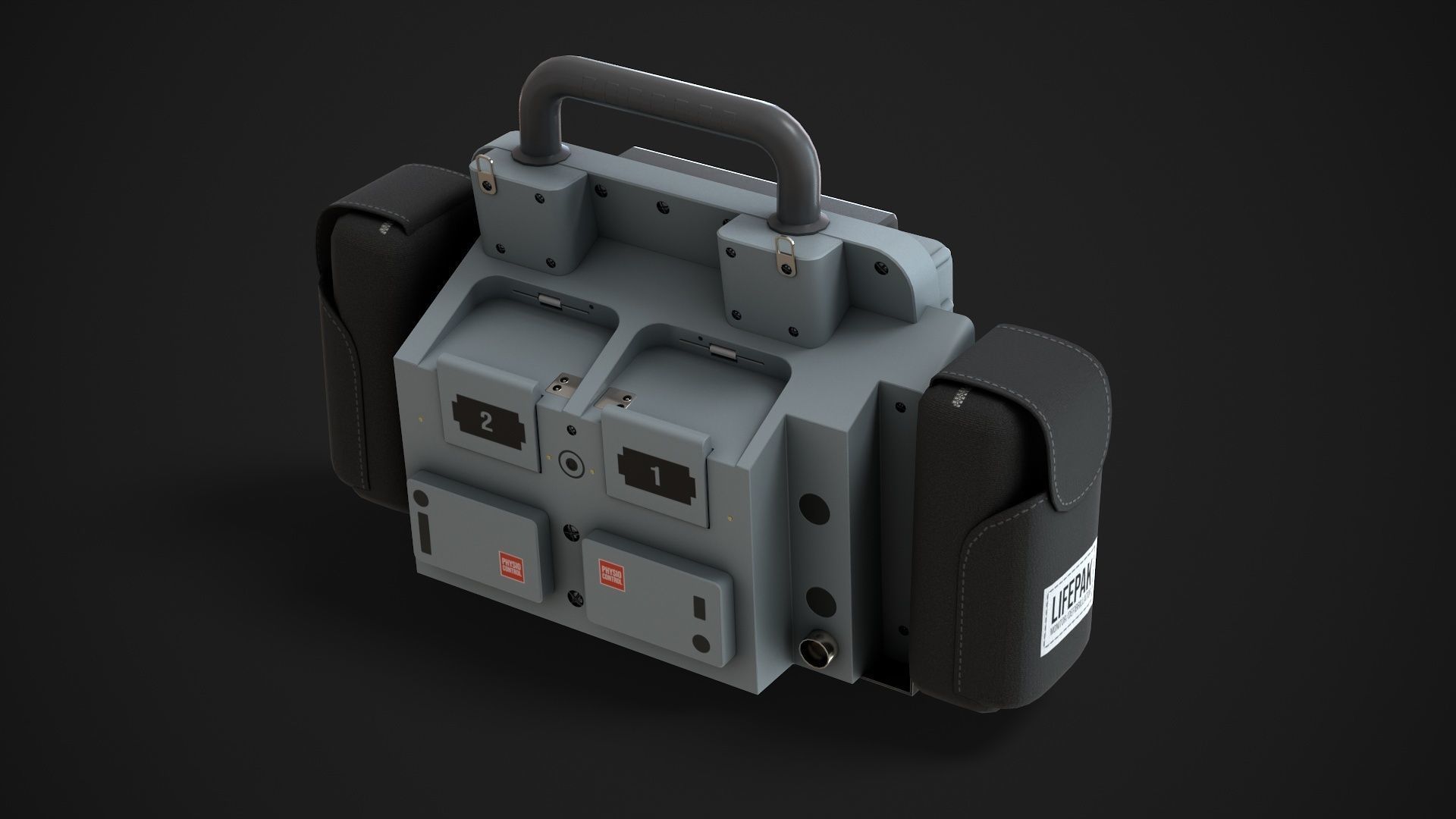 3D model LIFEPAK 15 Defibrillator VR / AR / low-poly | CGTrader