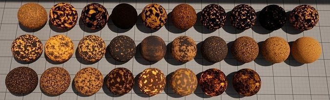 25 Emissive PBR Lava Texture Pack Texture | CGTrader