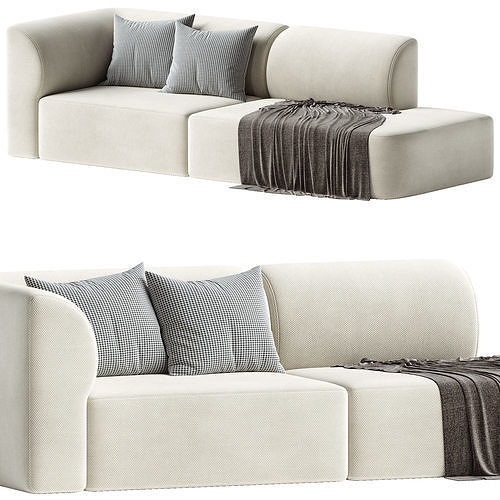 Isla Left Arm Sofa 3D model | CGTrader